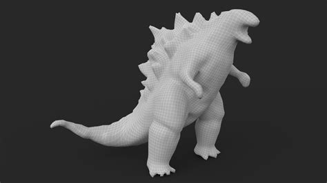 Godzilla 3d Model Cgtrader