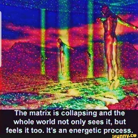 the matrix is collapsing and the whole world not only sees it but