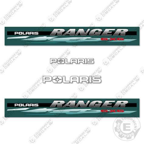 Fits Polaris Ranger 6x6 500 Decal Kit Utility Vehicle 2002