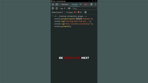 Javascript Debugging Group Your Console Messages Using Group And Groupcollapsed Method
