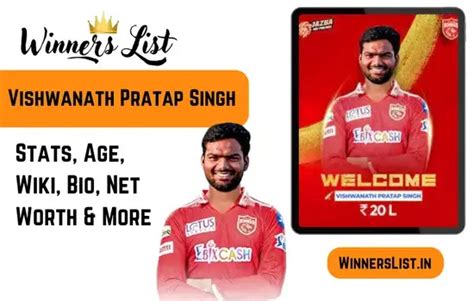 Vishwanath Pratap Singh Cricketer Stats Age Wiki Bio Height Weight Wife Girl Friend