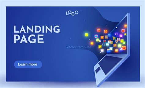 Premium Vector Laptop With Many Application Icons Mobile Application