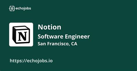 Notion Is Hiring Software Engineer Backend Usd 130k 250k San