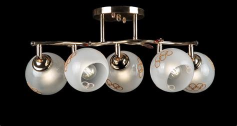 ᐉ Люстра с плафонами Ray L6067/5 FGD+BR (IR005695) • Купить в Киеве ...