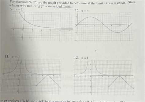 solved for exercises 9 12 ﻿use the graph provided to