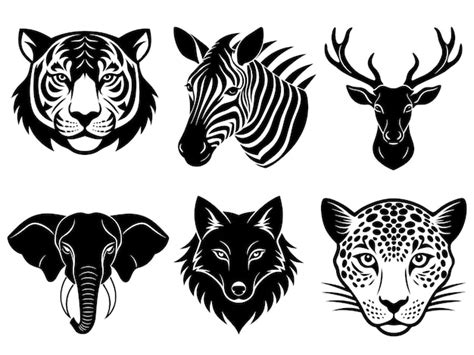 Animal Head Silhouette Images Free Download On Freepik