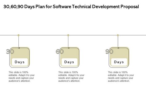 Application Technology 30 60 90 Days Plan For Software Technical Development Proposal Sample Pdf
