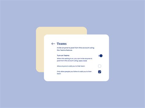 Ui Design Daily Settings