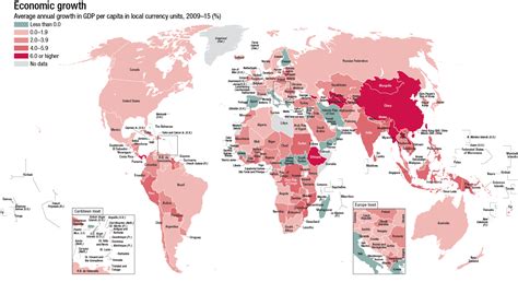 Average Annual Growth Of GPD Per Capita X MapPorn