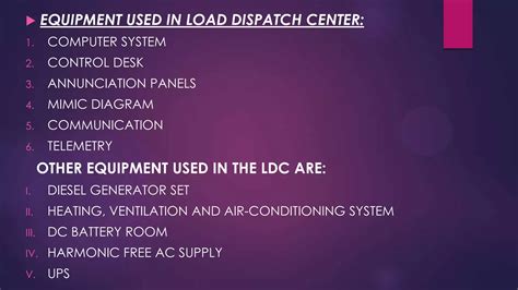 Load Dispatch Center Pptx
