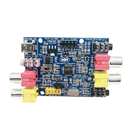 New Adau1701 Dsp Tuning Module 2 Input 4 Output Analog Tone Board