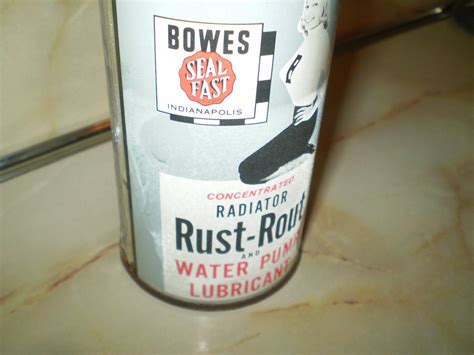 1950s Indianapolis Bowes Seal Fast Rust Rout Medal Can Nos Great Color