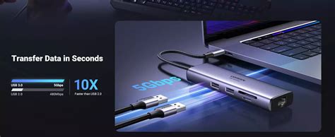 UGREEN USB C Hub With Ethernet In Multiport Adapter Price In Pakistan