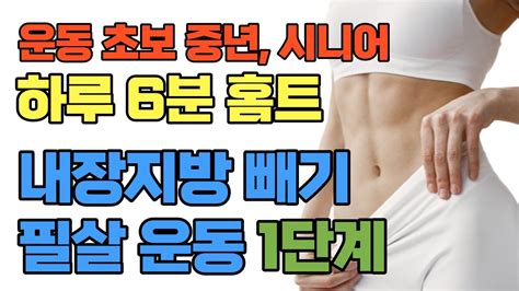 걷기 1시간 대신 이걸 6분 하세요 무릎 부담 없이 내장지방이 빠집니다 초보자를 위한 뱃살 빼기 1단계 집에서 하는 유산소 운동 40대 운동 다이어트 뱃살빼는