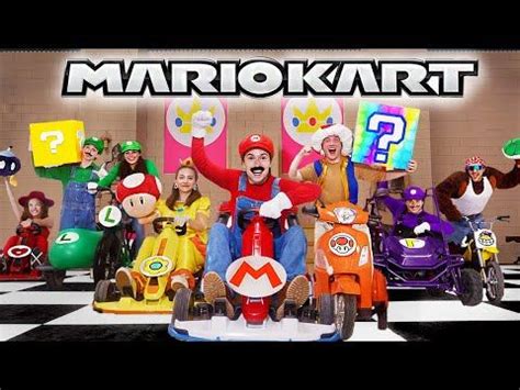 Mario Kart In Real Life 2 Youtube Mario Kart Mario Party Mario