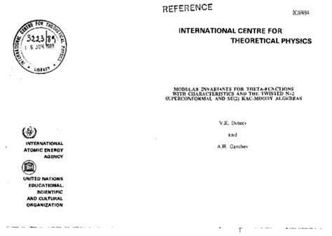 Pdf Modular Invariants For Theta Functions With Characteristics And The Twisted N 2