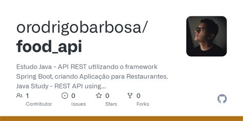 GitHub Orodrigobarbosa Food Api Estudo Java API REST Utilizando O Framework Spring Boot