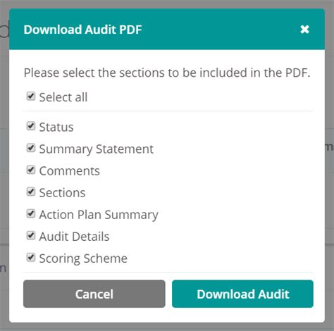 Exporting An Audit Community