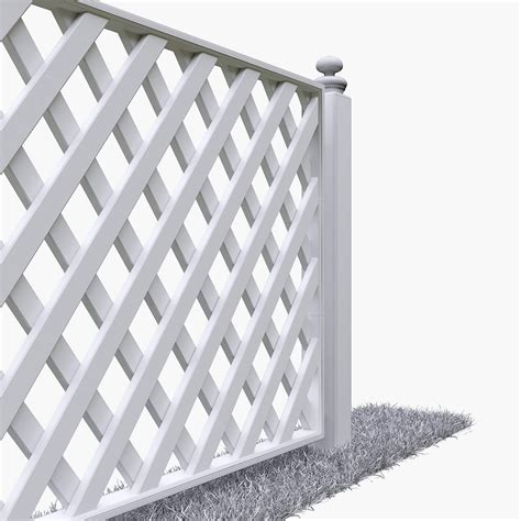 Railing And Grass 3d Model By Artdeco 3d