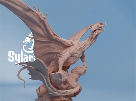 Ancient Copper Dragon Premium Dnd Miniature Mini Figure Figurine Statue