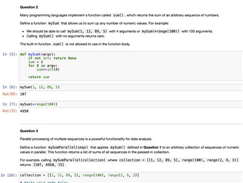 solved further define a function myparallel aggfunc seqs
