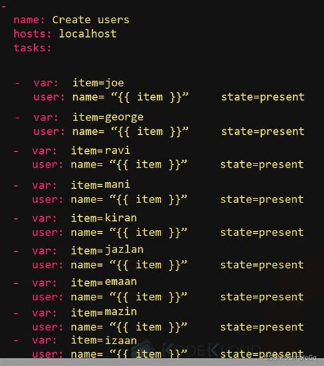 10 ansible loops介绍