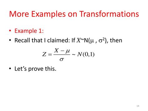 ppt transformation of function of two or more random variables