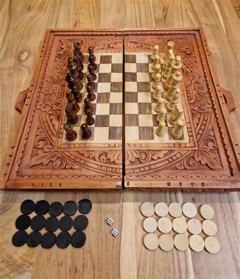 Chess Set Wood Catawiki