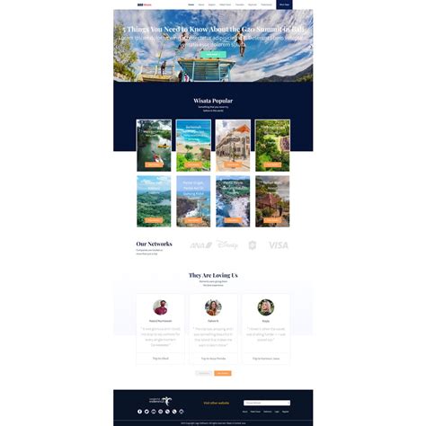 jual source code website destinasi paket wisata laravel 9 integrasi