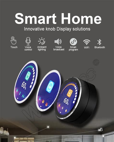 Uart Smart Home Konb Circular Oled Control Panel Tft Lcd Module Round