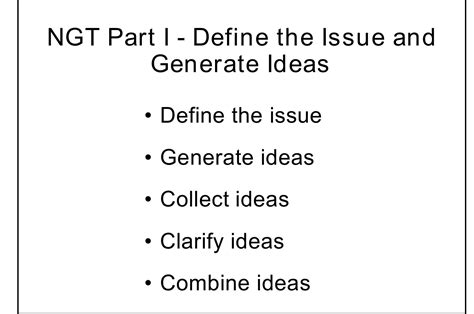 Decision Making Tools
