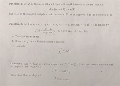 Solved Problem Let A Be The Set Of All Of All Open Unit Chegg Com