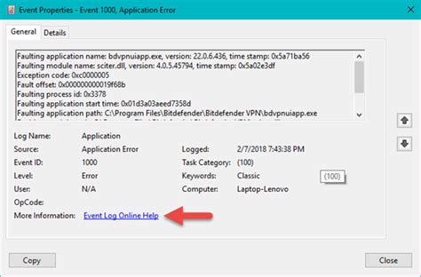 Application Error Event Id 1000 Windows 7 Joincaqwe