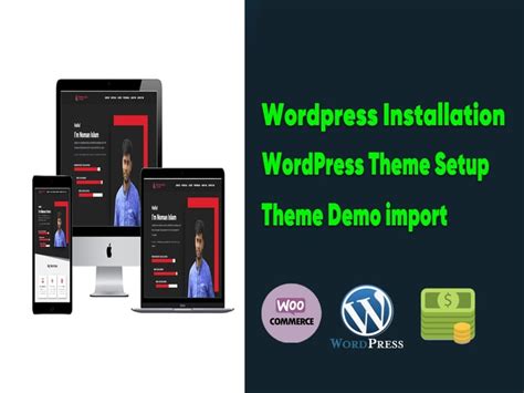 wordpress installation and wordpress theme setup or demo import upwork