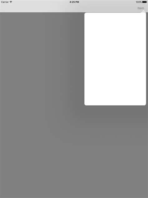 Ios Popover Controller Doesnt Show View Correctly Stack Overflow