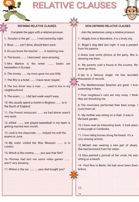 RELATIVE CLAUSES DEFINING RELATIVE CLAUSES StudyX