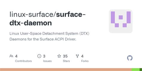 Surface Dtx Daemonconfigrs At Master · Linux Surfacesurface Dtx Daemon · Github