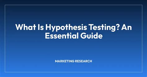 What Is Hypothesis Testing An Essential Guide • Slm Self Learning Material For Mba
