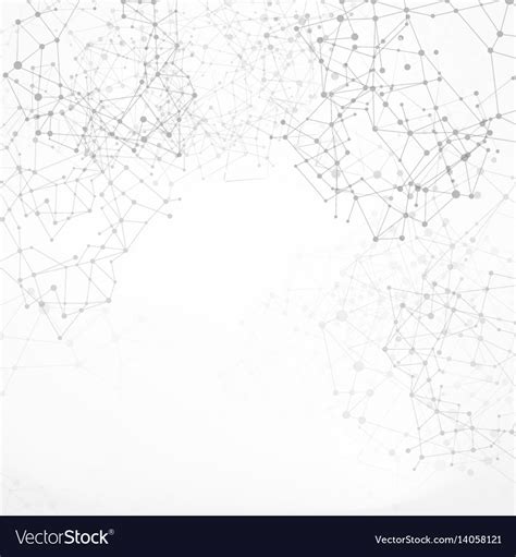 020 Abstract Background Network Connect Concept Vector Image