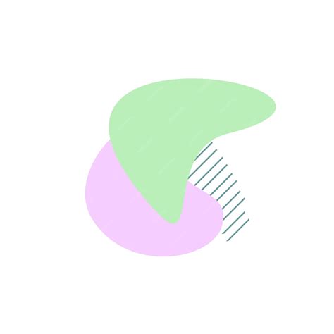 premium vector colored vector abstract blobs flat