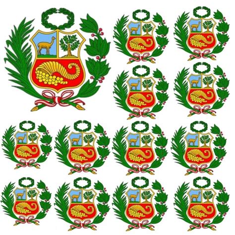 Escudo Peruano Cards Canvas Peru