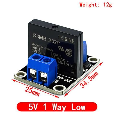 V Relay Channel For OMRON SSR High Low Level Solid State Relay Module V A For