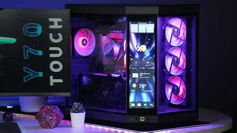 Hyte Y70 Touch Atx Case Released Features 14 1 Integrated Touchscreen Thepcenthusiast