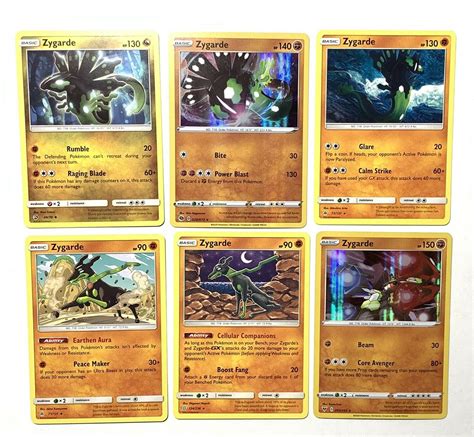 Zygarde Forms Pokemon Cards Zygarde Box And Zygarde