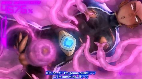 Blaze Blue Captured And Drained By Evil Slime