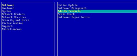 SUSE Linux Enterprise Initial Settings Add On Repository Server World