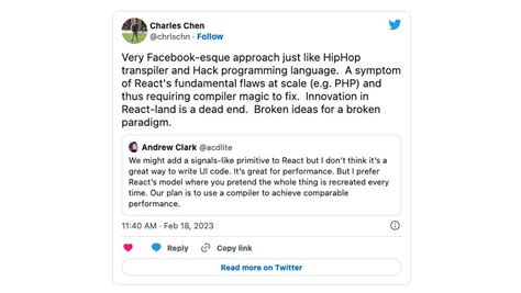 vedran b on linkedin react is the new ibm 14 comments