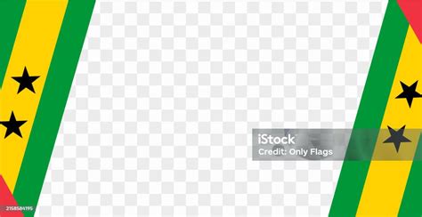 상투메 프린시 페 깃발 웨이브 절연 Png 또는 투명 배경 벡터 일러스트 레이 션 0명에 대한 스톡 벡터 아트 및 기타 이미지 0명 3차원 형태 개념 Istock