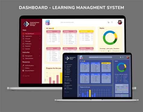 Dashboard Learning Managment System Lms 10 Images Behance