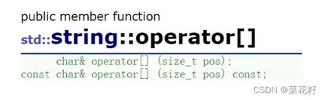 C 初阶string类 CSDN博客